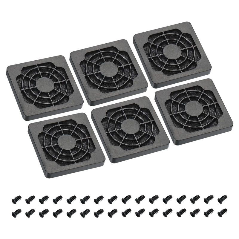 PATIKIL 6pcs 50mm Cooling Fan Filter Fan Dust Filter Vent Grille ...