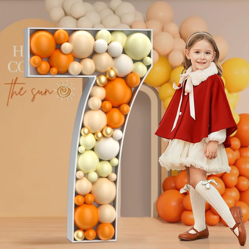 imprsv 4FT Marquee Number, Mosaic Numbers for Balloons, Mosaic Balloon ...