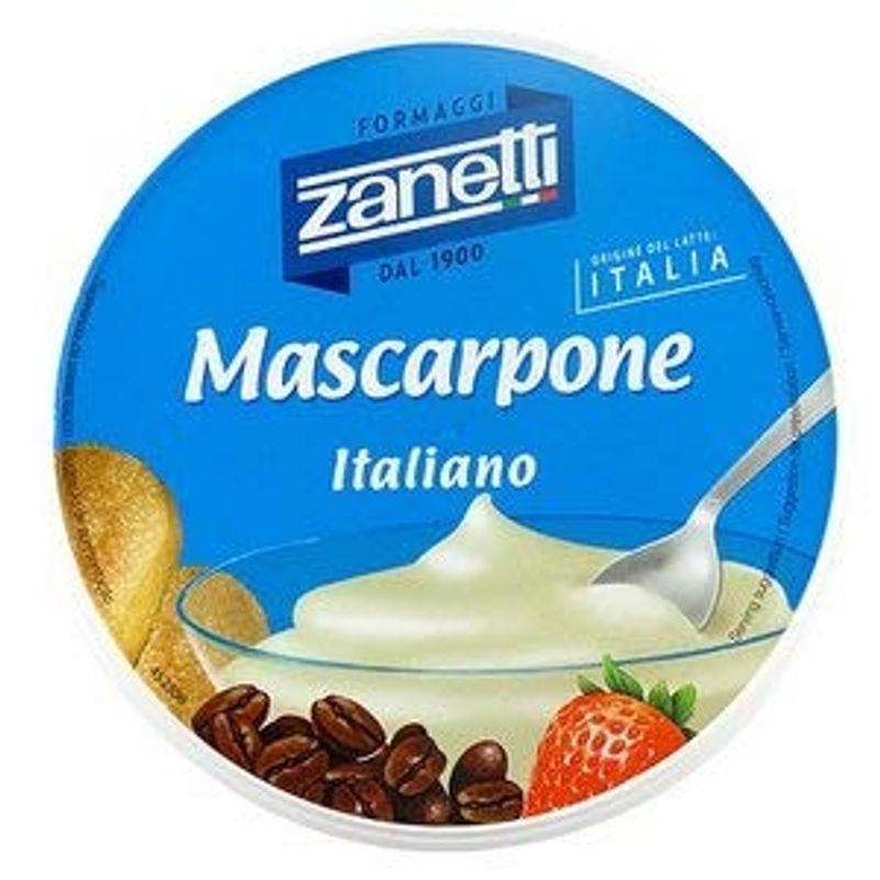 Zanetti Mascarpone 8.8 oz (250 g) x 2 Piece Set, Fresh Cream Cheese ...