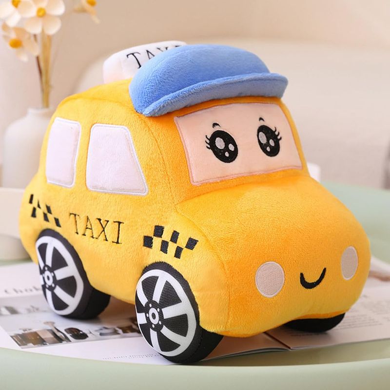 XIYUAN Bus Plush Toy car Plush Simulation School Bus Cute Cartoon ...