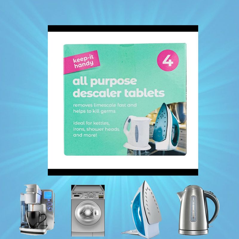 Red Rainbow New 4 Pack LIMESCALE DESCALER Tablets Cleaning Coffee ...