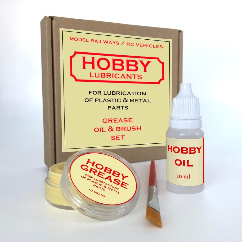 Hobby Grease and Oil Set - Lubrication Kit Suitable for Model Railway, Radio Control & Other ...