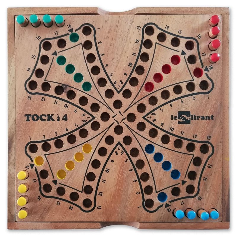 TOC Pocket Tock Game in Solid Acacia Wood, Hand-Made Eco-Friendly ...