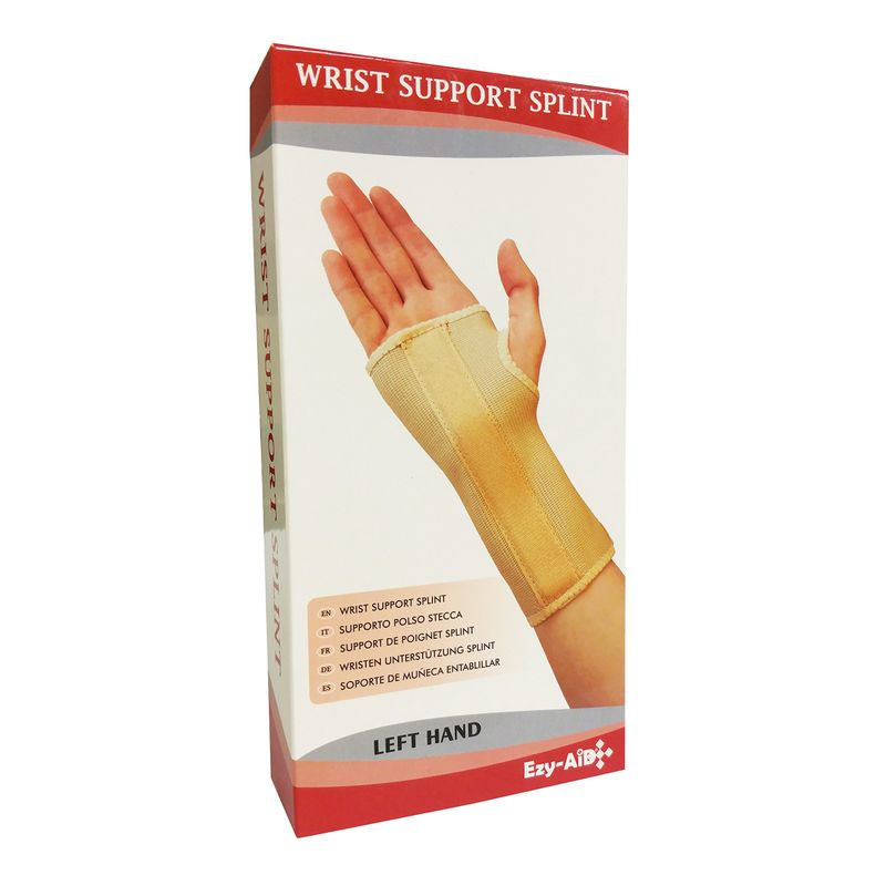 Ezy-Aid Premium Woven Wrist Support Splint Brace - Pain Relief from ...