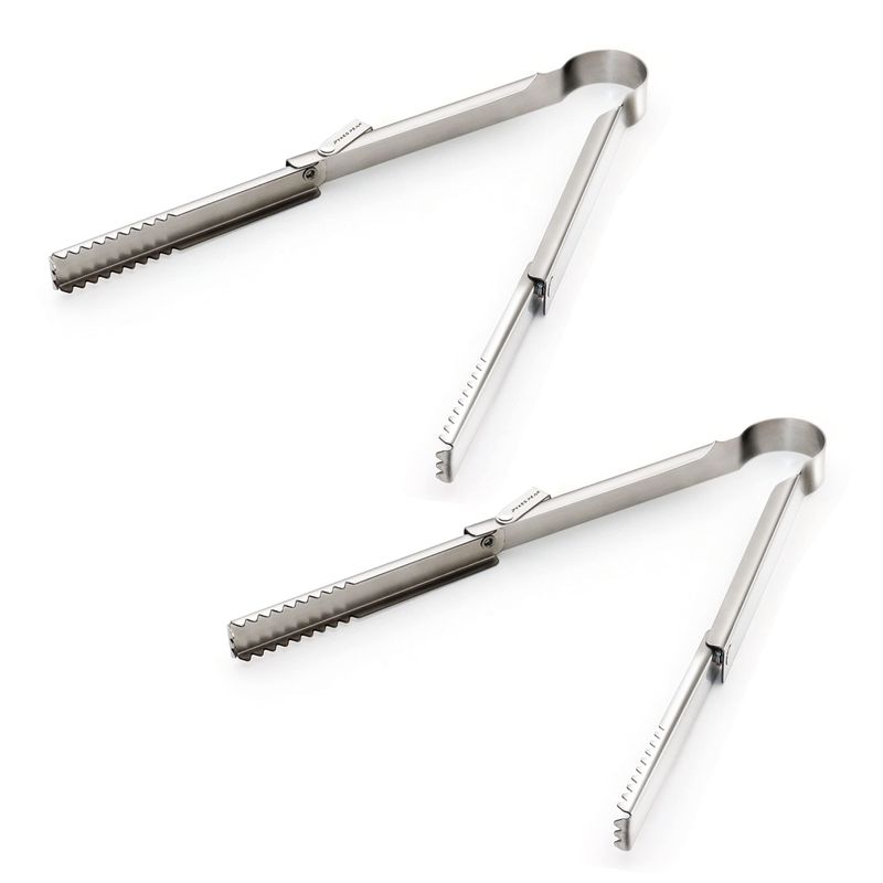 PYKES PEAK Folding Tongs, Compact, Fire Scissors, Bonfire, Barbecue ...