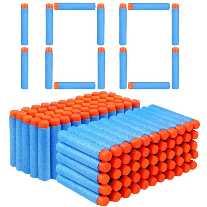 VCOSTORE Nerf Bullets - 100 Pieces Nerf Darts Nerf Elite Gun Bullet ...