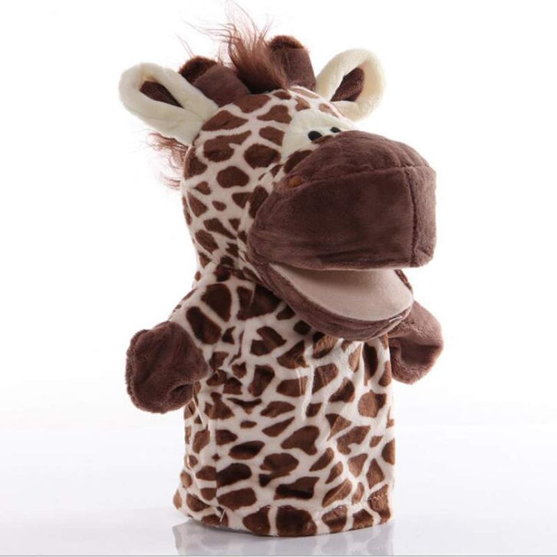 Giraffe Open Mouth Hand Puppets Plush Animal Toys for Imaginative ...