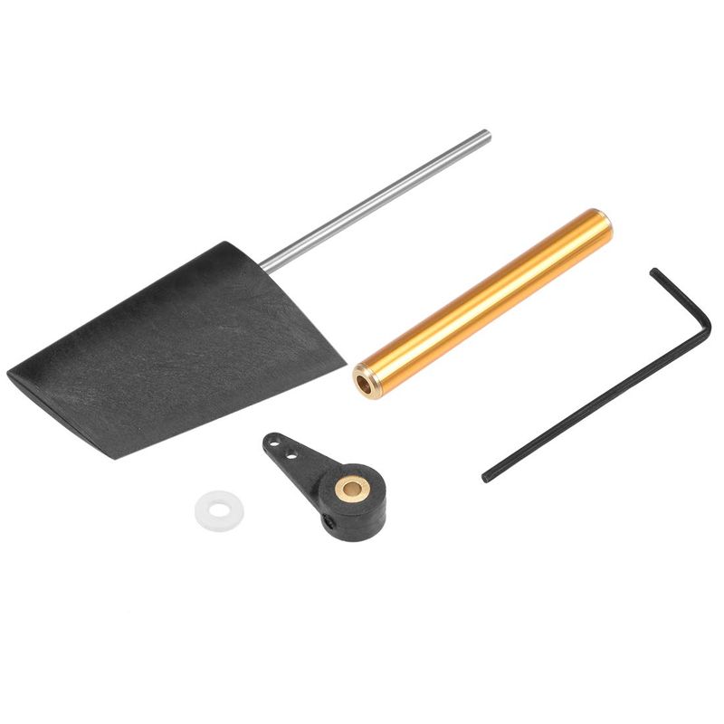 uxcell RC Boat Rudder with Single Servo Arm,Rudder Pad Thickness 7.6mm ...
