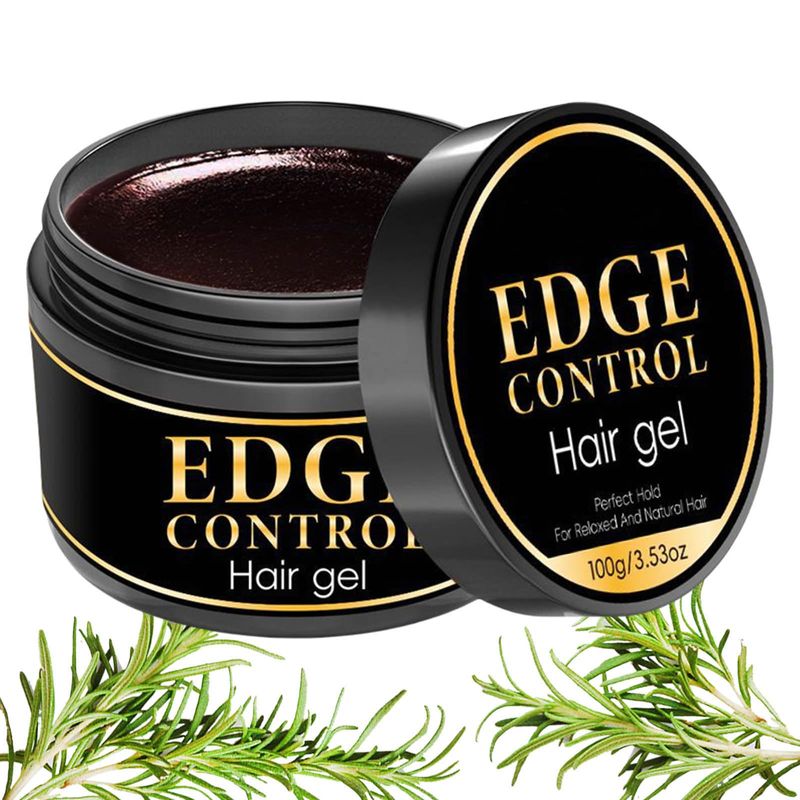 Strong Hold Edge Control Gel for Black Women, Edge Control Wax Hair Gel ...