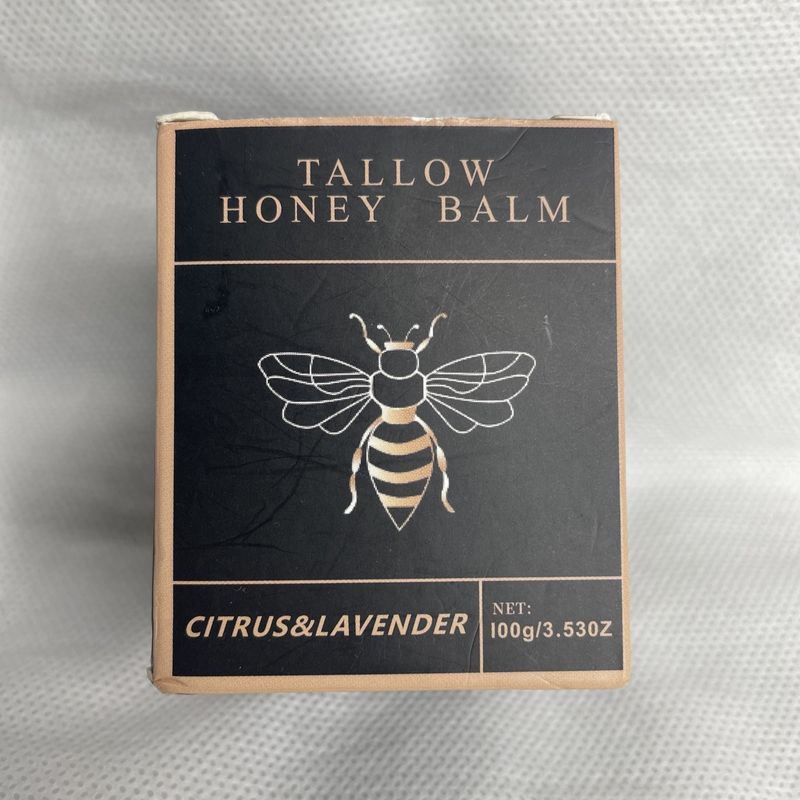 Organic Tallow Honey Balm with Raw Honey-Moisturizing Citrus Lavender ...