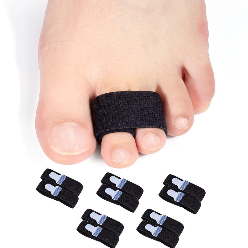Kimihome Toe Splints, 10 Packs of Toe Tapes, Toe Corrector for ...