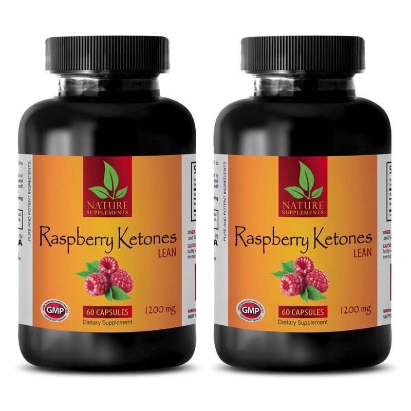 Raspberry Ketones Lean 1200mg with Resveratrol, Acai, Green Tea Extracts - 2 Bot - Online ...