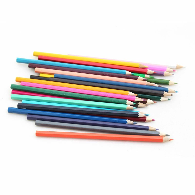 Vision4ever 25x Large Colouring Pencil Pack School Stationery Children ...