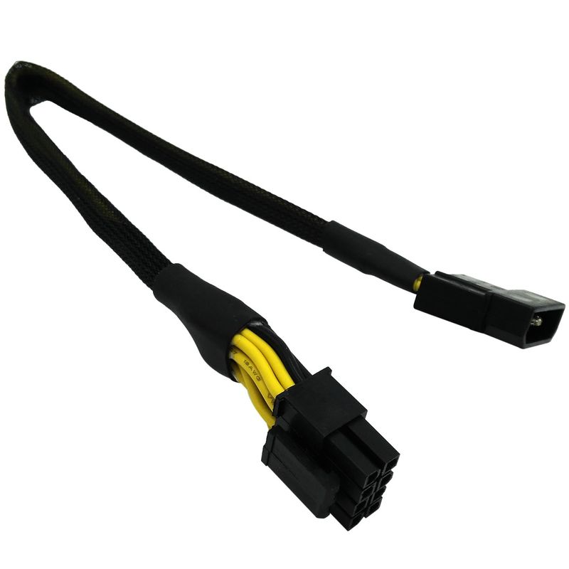 COMeap Molex to CPU 8 Pin EPS Power Cable, LP4 Molex Male to CPU 8 Pin ...