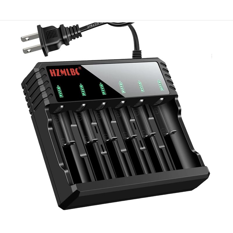 18650 Battery Charger Universal Smart Charger with LED Indicator for ...