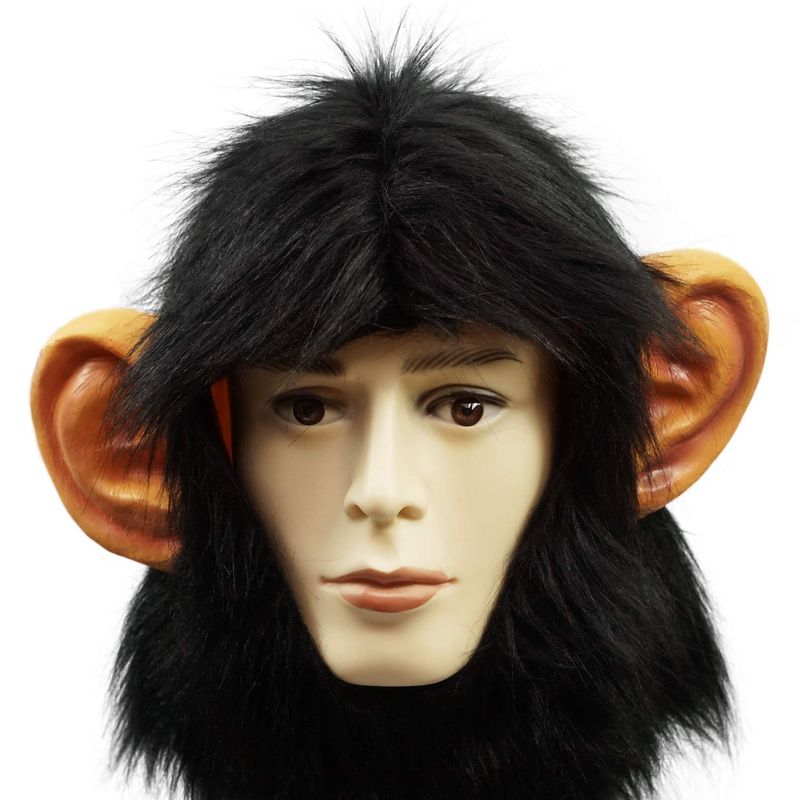 PartyHop Monkey Half Face Mask For Halloween Carnival Costume Party ...