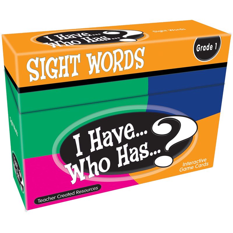 Teacher Created Resources I Have, Who Has Sight Words Game, Grade 1 ...