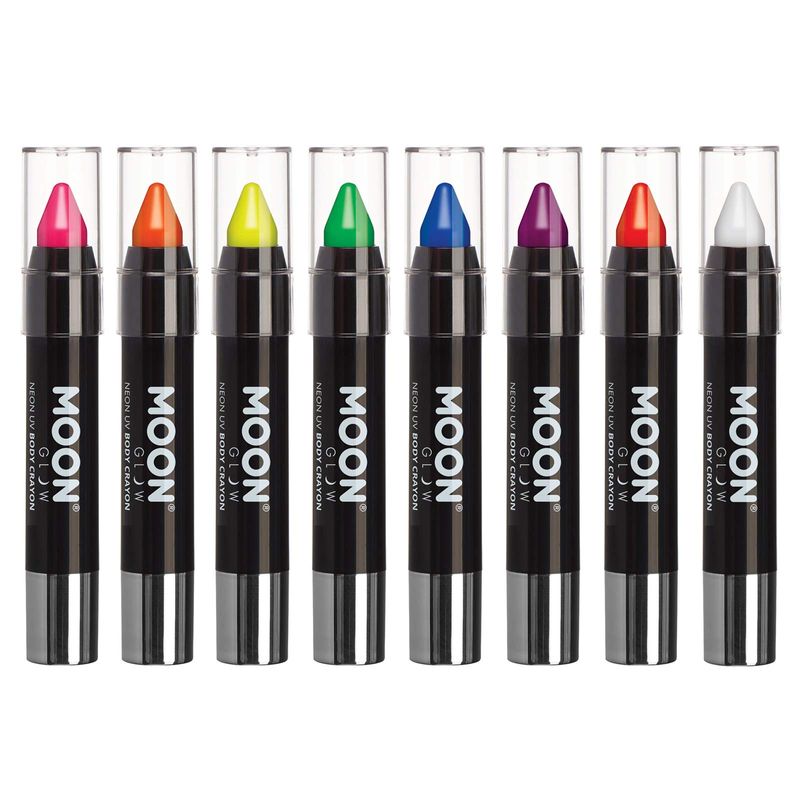 Moon Glow - Neon UV Face Paint Stick / Body Crayon makeup for the Face ...