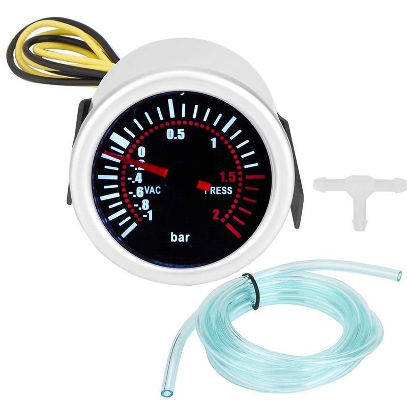 VOBOR Turbo Charge Pressure Indicator, 52 mm Turbo Boost Gauge Bar ...