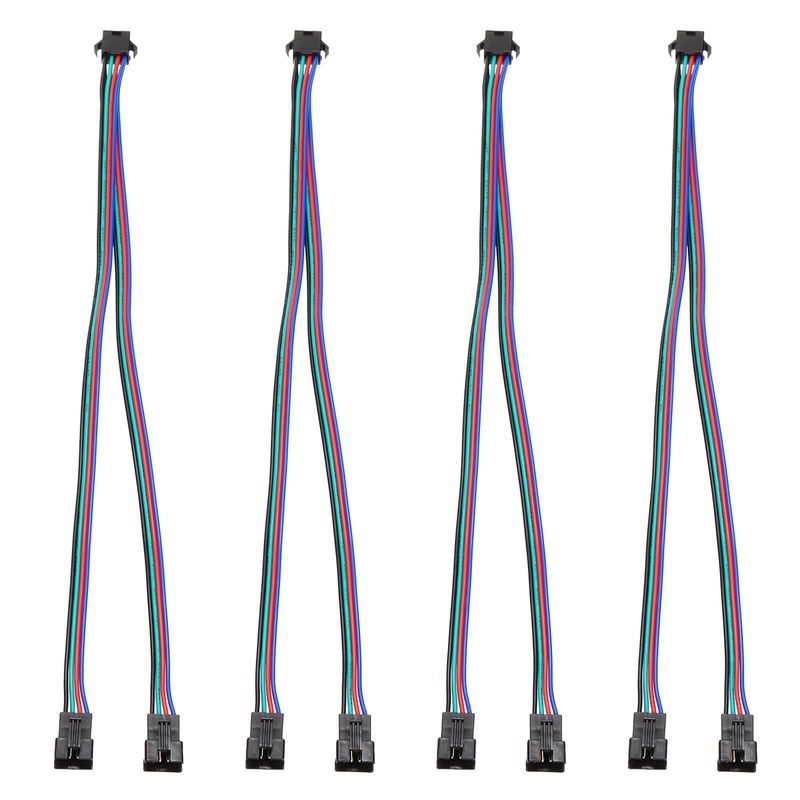 PATIKIL 30CM 1 to 2 ARGB Splitter Cable, 4 Pcs PWM Fans RGB Extension ...