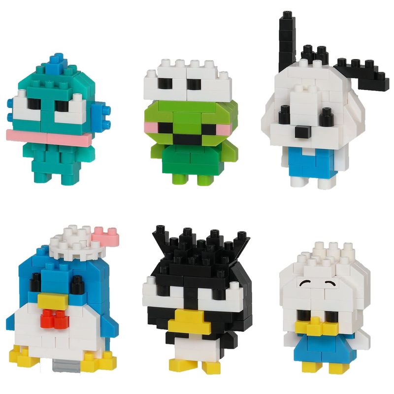 Kawada Nanoblock Mini Nano Sanrio Characters Vol. 2 NBMC_47S 1 Box = 6 Pieces, Total of 6 Types ...