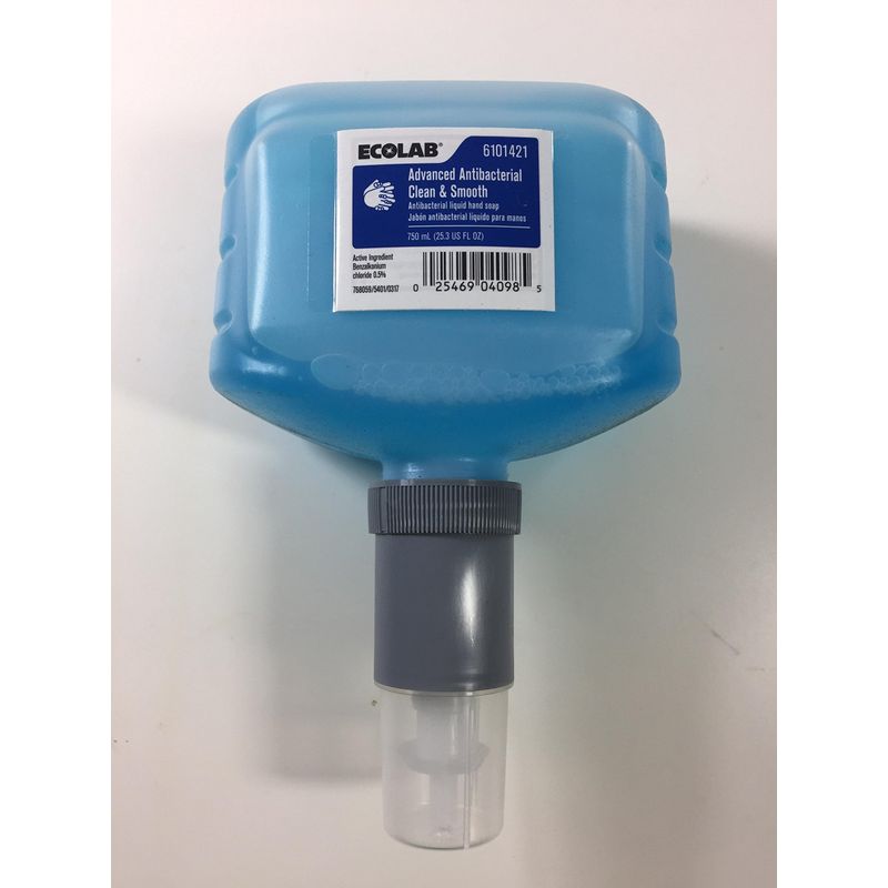 Ecolab Advanced Antibacterial Clean & Smooth Liquid Hand Soap - 750 ML ...