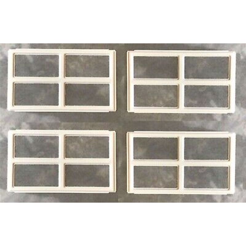 Colonial 509 Set of 4 ALMOND Window Inserts/Short Panel CLOPAY Garage ...