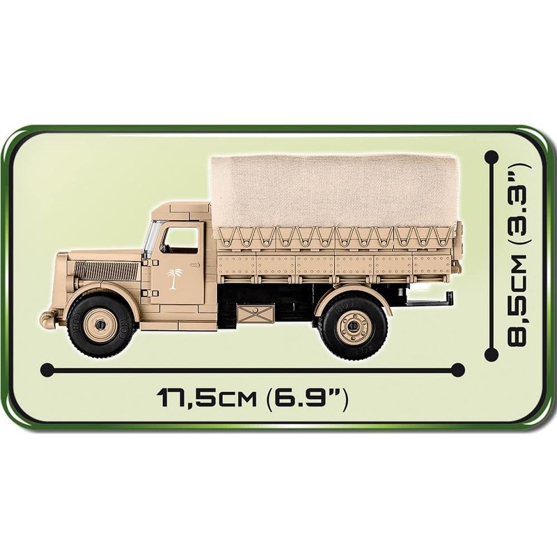 Cobi Historical Collection #2254 Opel Blitz 3t Truck 3600 (WWII German ...