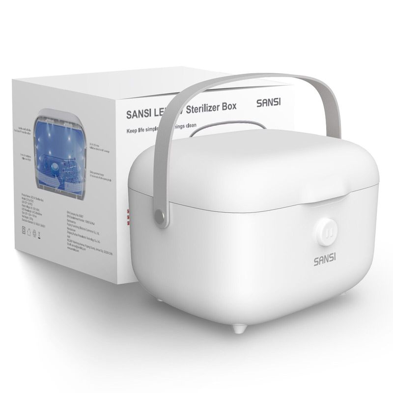 SANSI UV Light Sanitizer Box Sanitizes in 5 Minutes 5.1L Large Sanitize ...