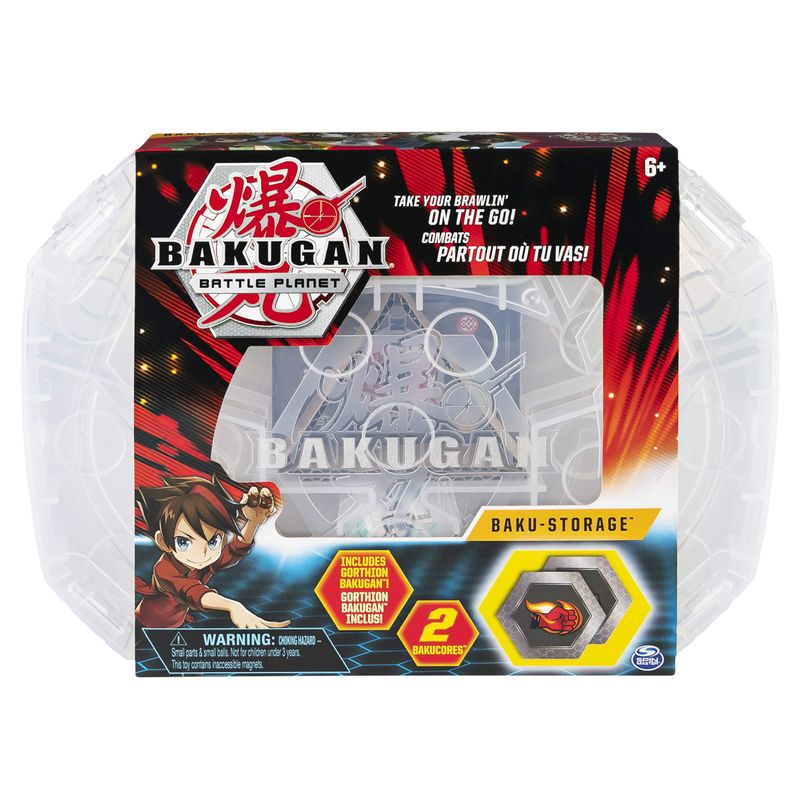 Bakugan, Baku-Storage Case (White) Collectible Creatures, for Ages 6 ...