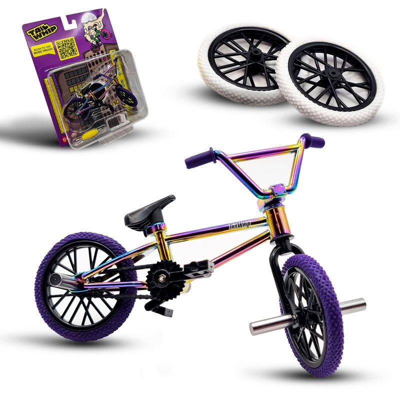 TAILWHIP Finger Bike Metal, Finger BMX Toy with Original Personalized Accessories for Dizzying ...