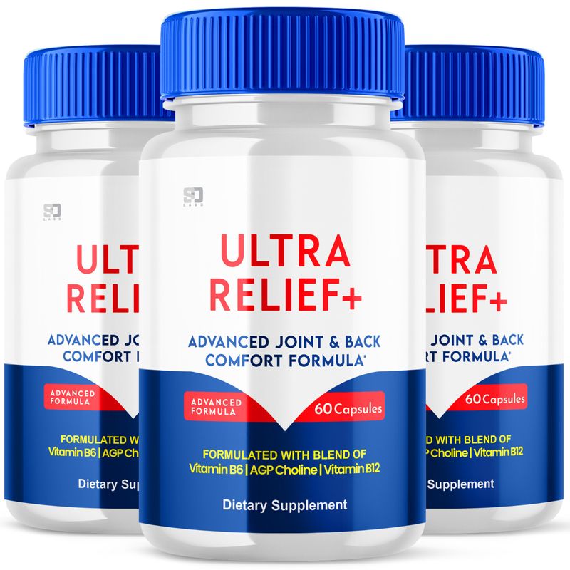 Ultra Relief+ Pills Supports Advanced Joint and Back Health (3 Pack ...