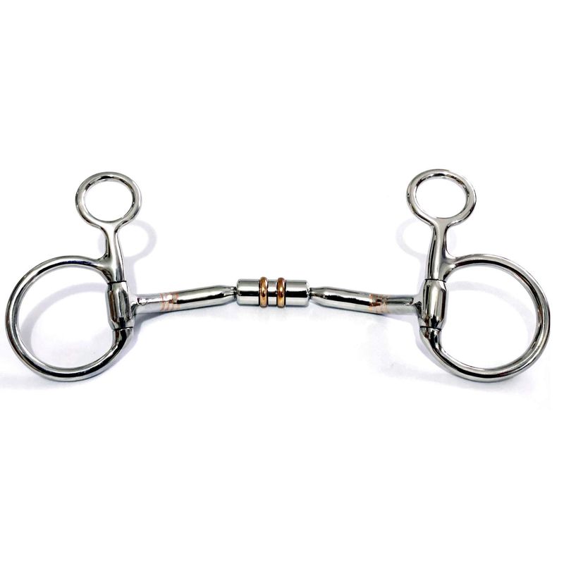 Baucher Hanging Cheek Horse Bit Mullen Barrel Snaffle Bit All sizes (5 ...