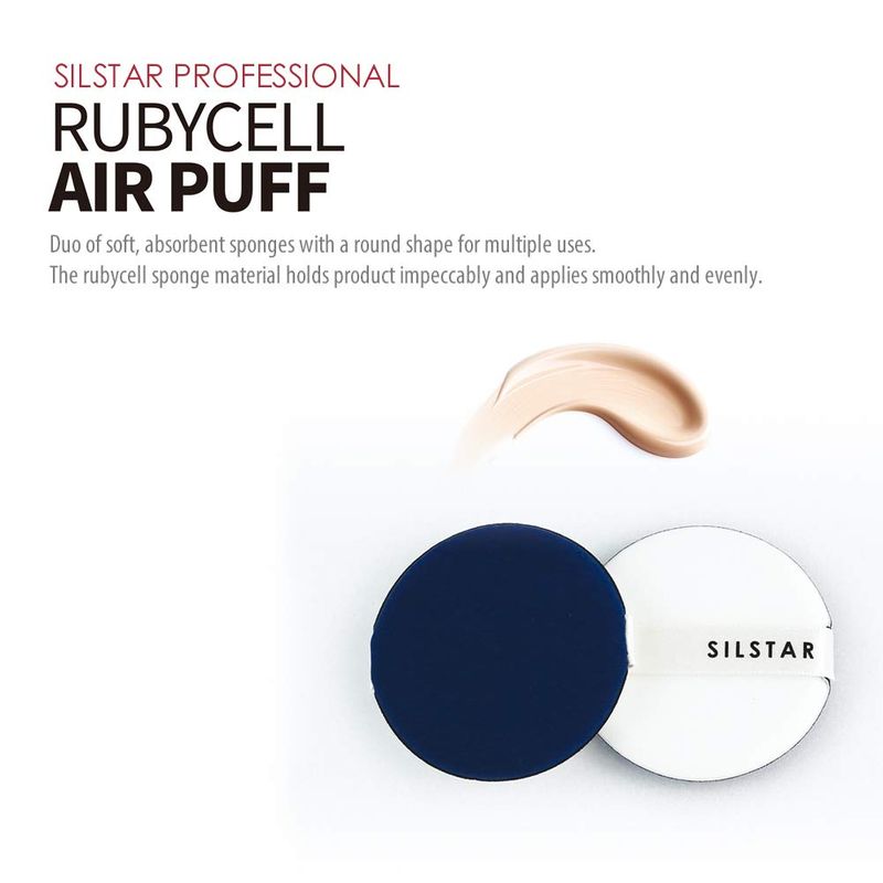 SILSTAR PROFESSIONAL AIR PUFF SPONGE AIR CUSHION PUFF FOR APPLYING BB ...