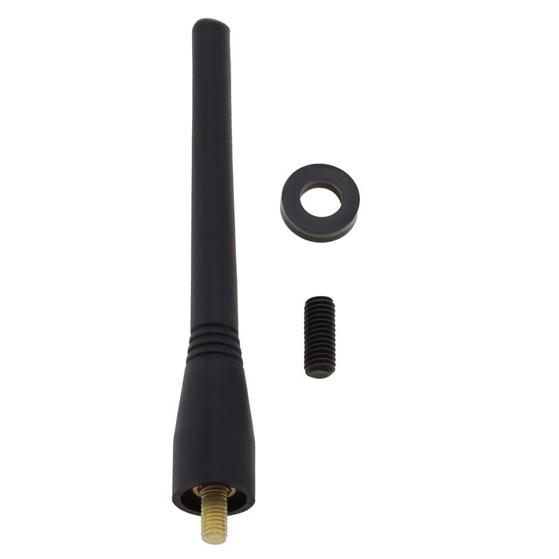 eMagTech 10.5 cm Car Short Rod Antenna Rubber Antenna Mast Adapter ...