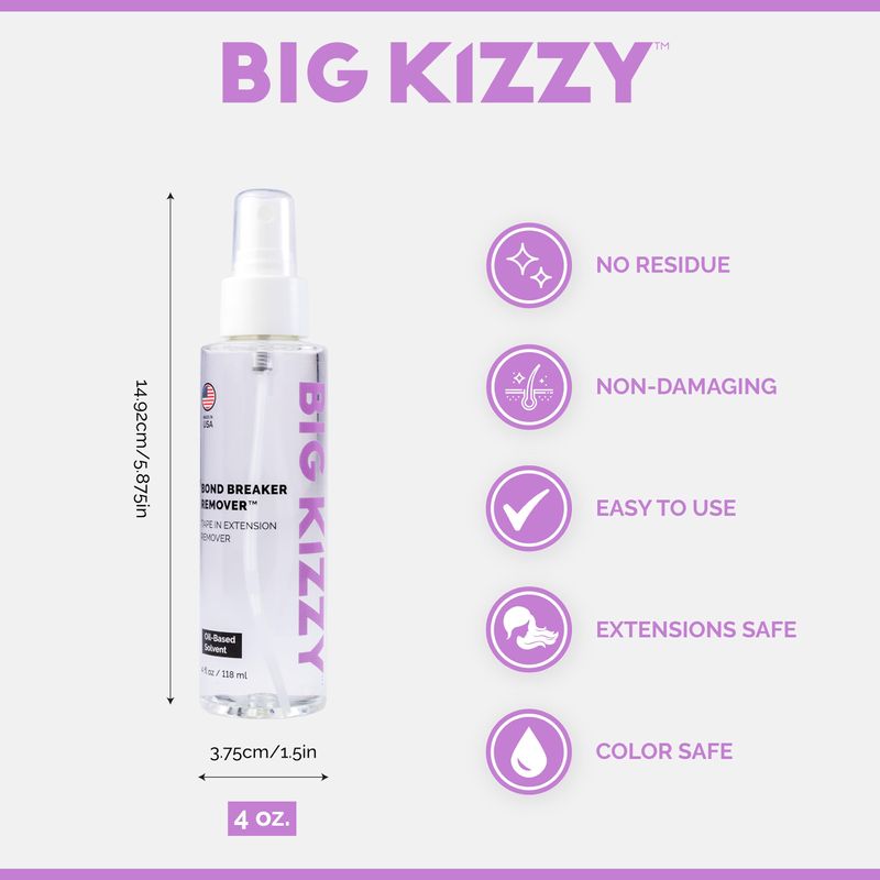 Big Kizzy Oil Tape in Extension Remover and Residue Remover - Gentle ...