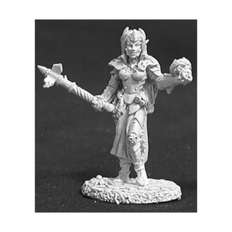 Reaper Female Dark Elf Cleric 02524 Miniatures - Online Marketplace ...