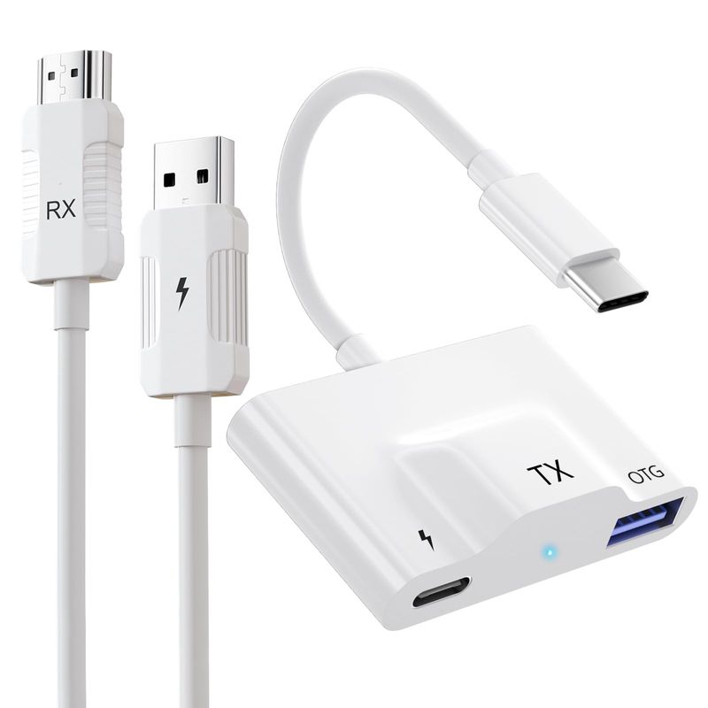 YICOSUN USB C Wireless HDMI Transmitter and Receiver,HDMI Casting ...