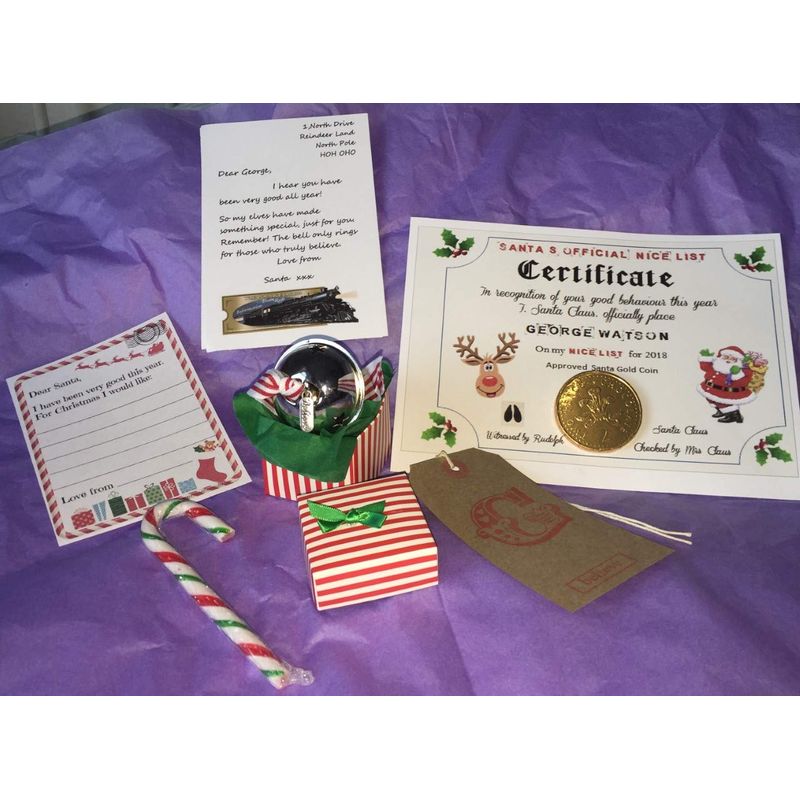 polar express 60mm largest bell Christmas eve box kit bells box ...