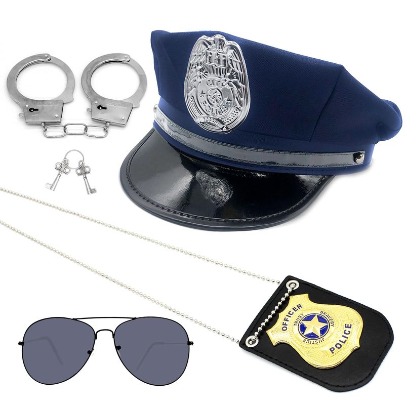 Timisea Police Accessories Kit Police Pretend Play Detective Role Play ...
