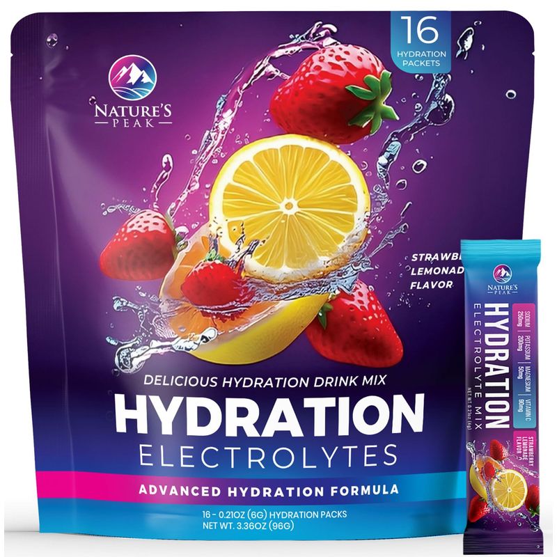 Liquid Replenisher Daily Electrolyte Drink Mix – Hydration Packets with ...
