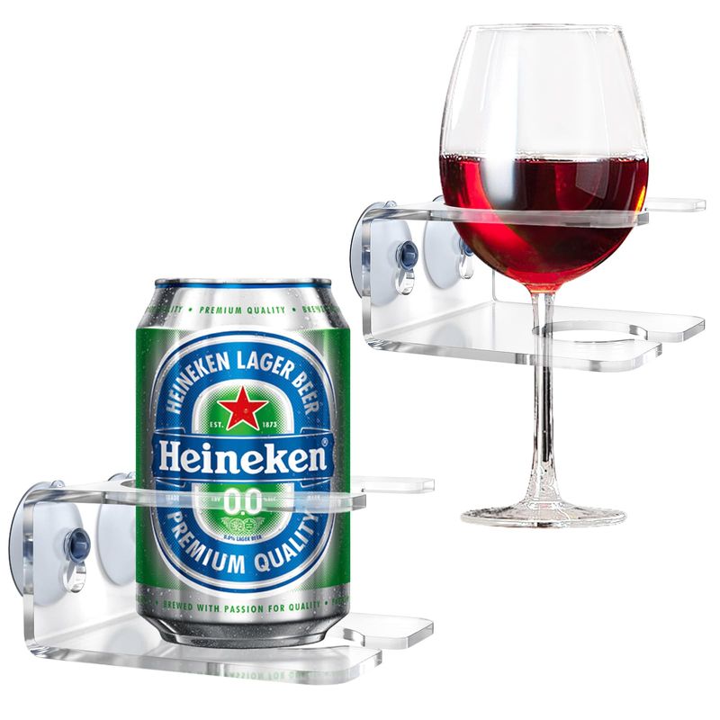 Caishenye 2PACK Beer Racks Holder for Shower, Drink Racks Holder ...