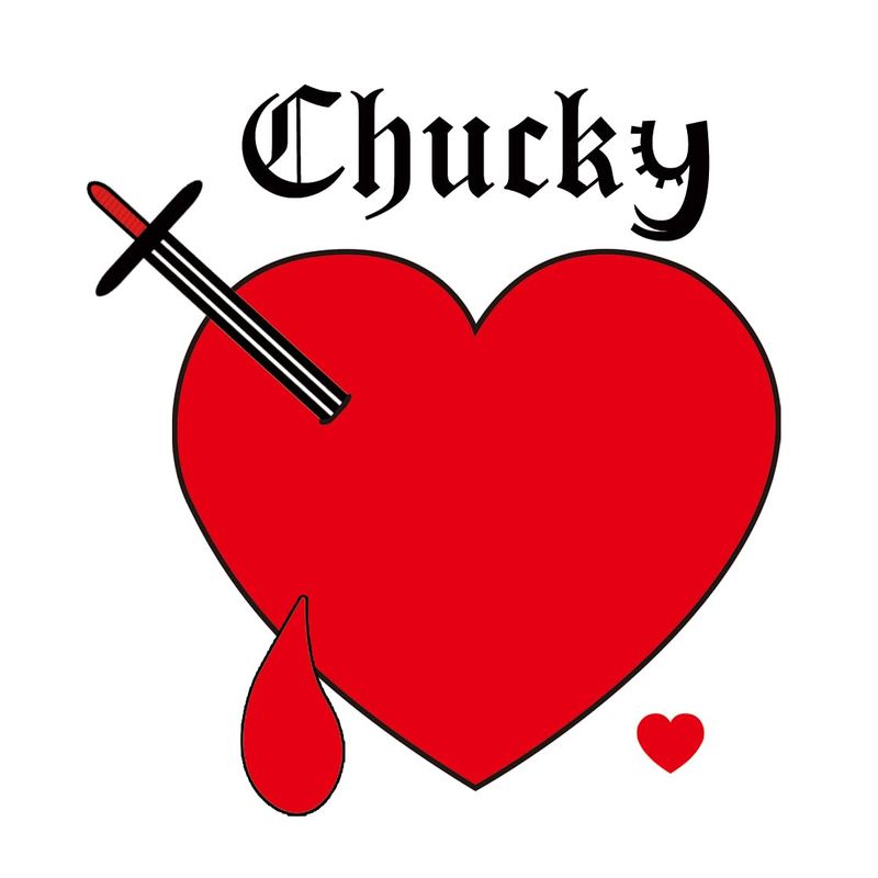 Bride of Chucky Heart Temporary Tattoos, 7-Pack Chucky Heart Tattoo ...