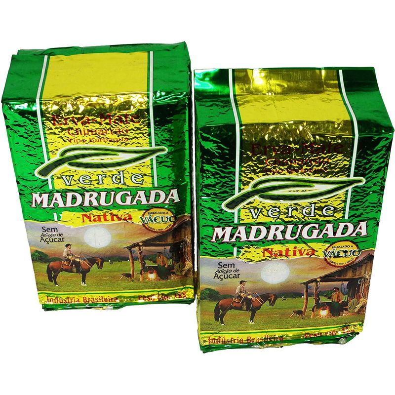 Madrugada - Nativa - Yerba Mate - 35.27 Oz (PACK OF 02) | Erva-Mate ...