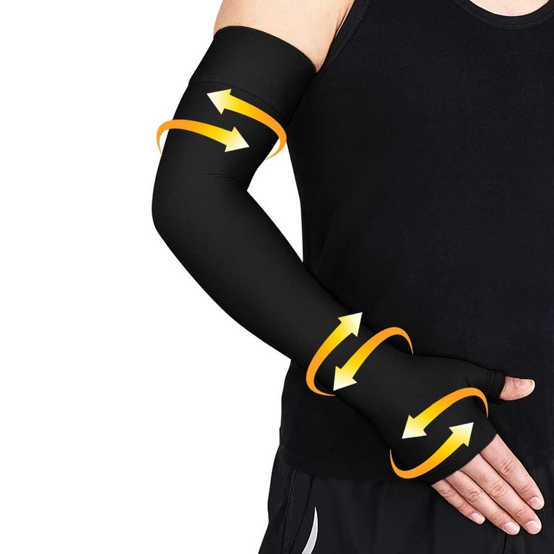 beister Lymphedema Medical Compression Arm Sleeve with Gauntlet for Men ...