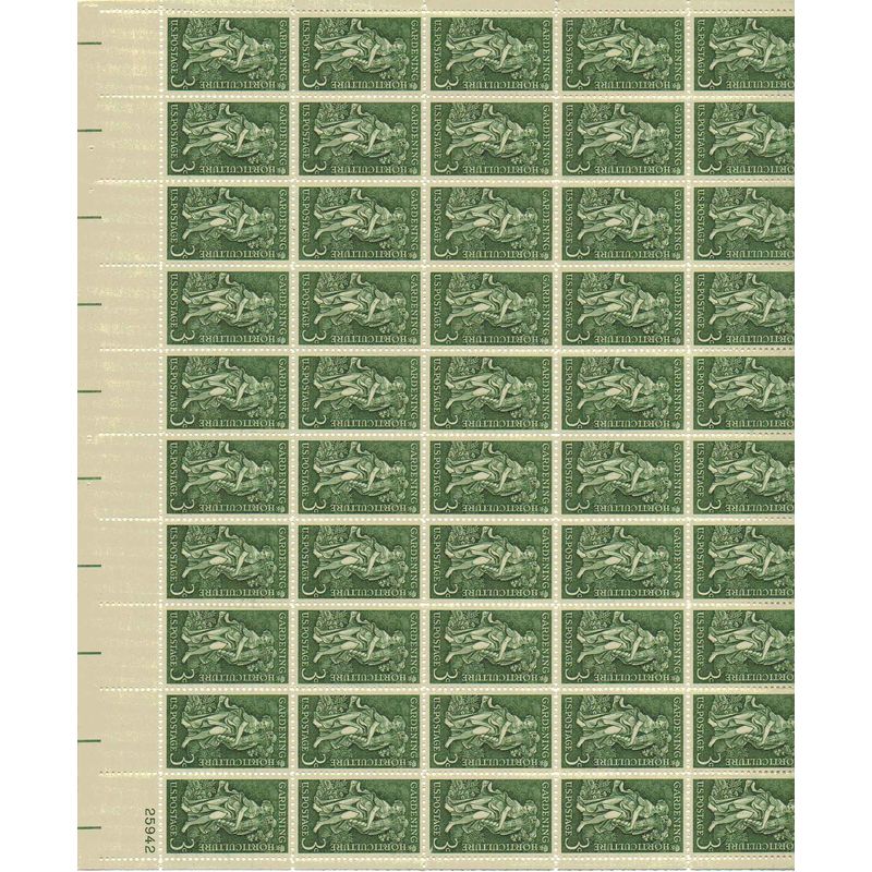 "Bountiful Earth" Full Sheet of 50 X 3 Cent Us Postage Stamps Scot ...