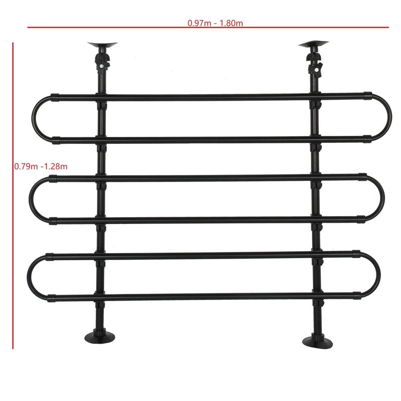 Trintion Car Dog Guard Barrier 0.79-1.28m*0.97-1.8m Adjustable Vehicle ...