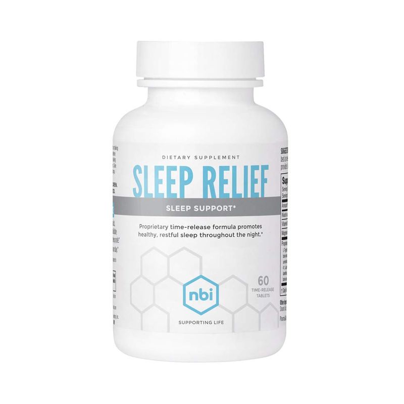 NBI Sleep Relief Melatonin Natural Formula | Soothing Bedtime ...