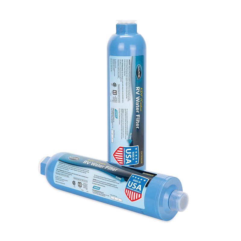 Camco TastePURE Camper/RV Water Filter | Inline Water Filter Reduces ...
