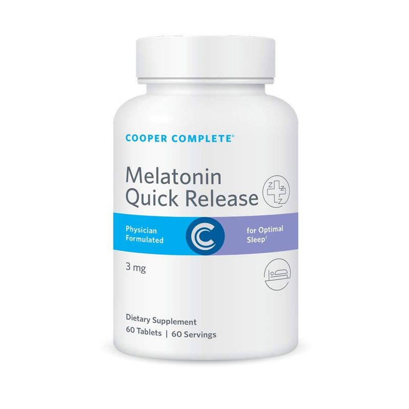 Cooper Complete - Quick Release Melatonin 3 mg - Fast Dissolving Tablet ...